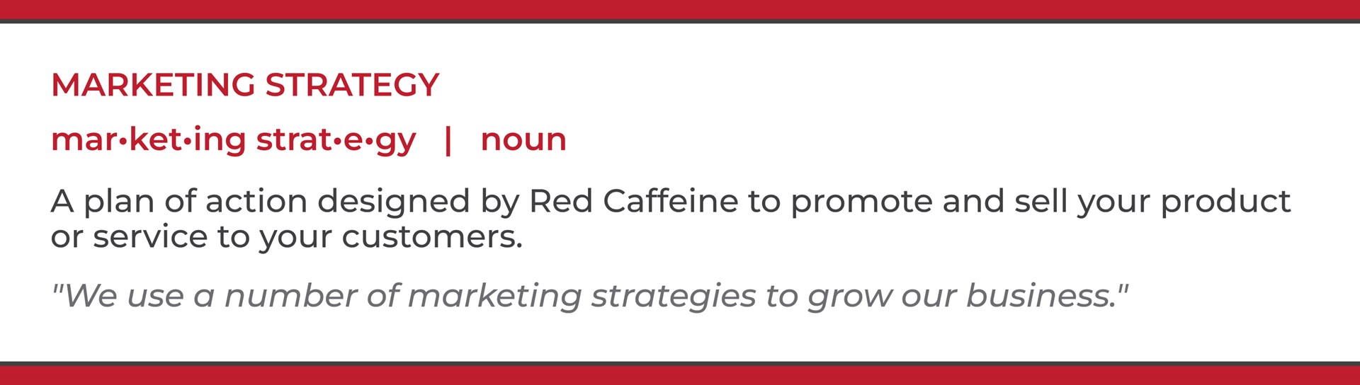 A Simplified 5-Step Marketing Strategy Framework | Red Caffeine